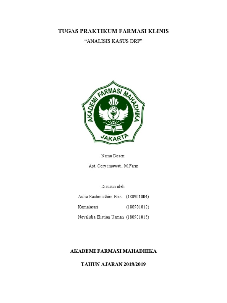 Tugas Kasus Analisis DRP | PDF