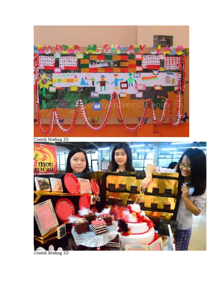 Contoh Mading 3D | PDF