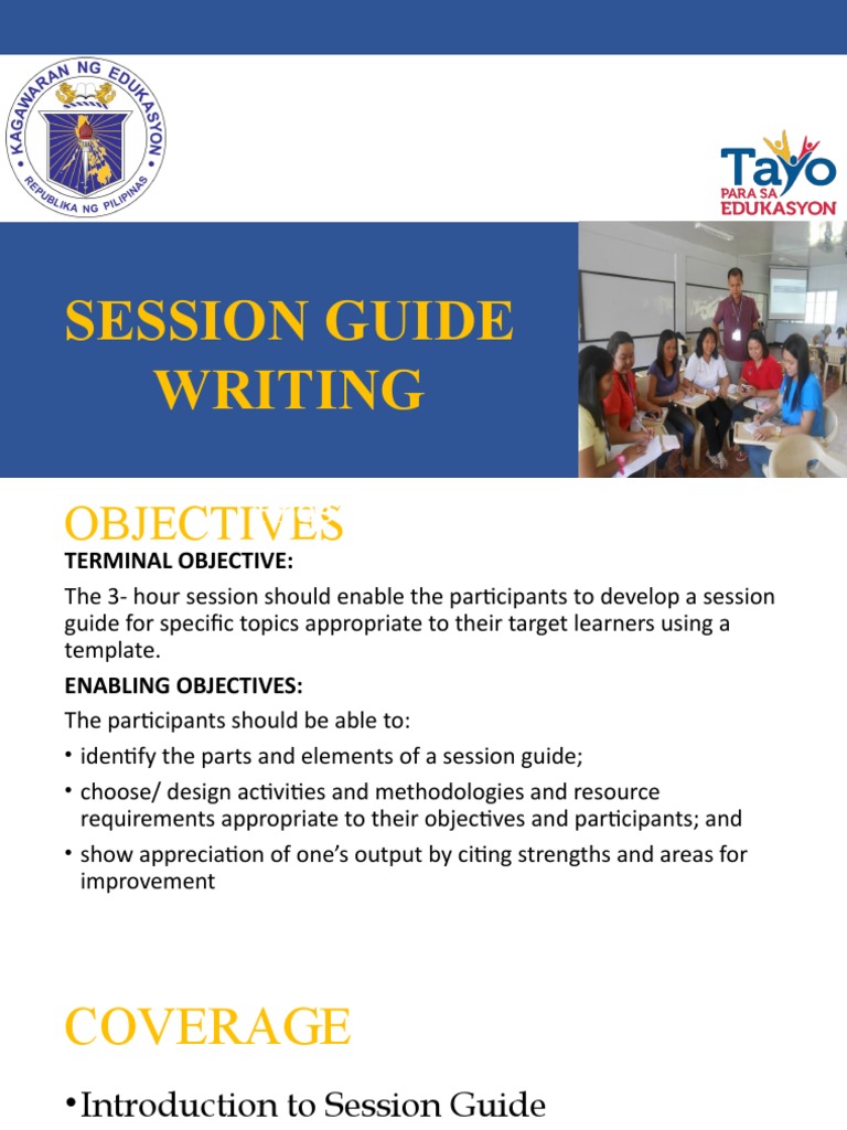 Gad Tot Session Guide | PDF | Learning Styles | Learning