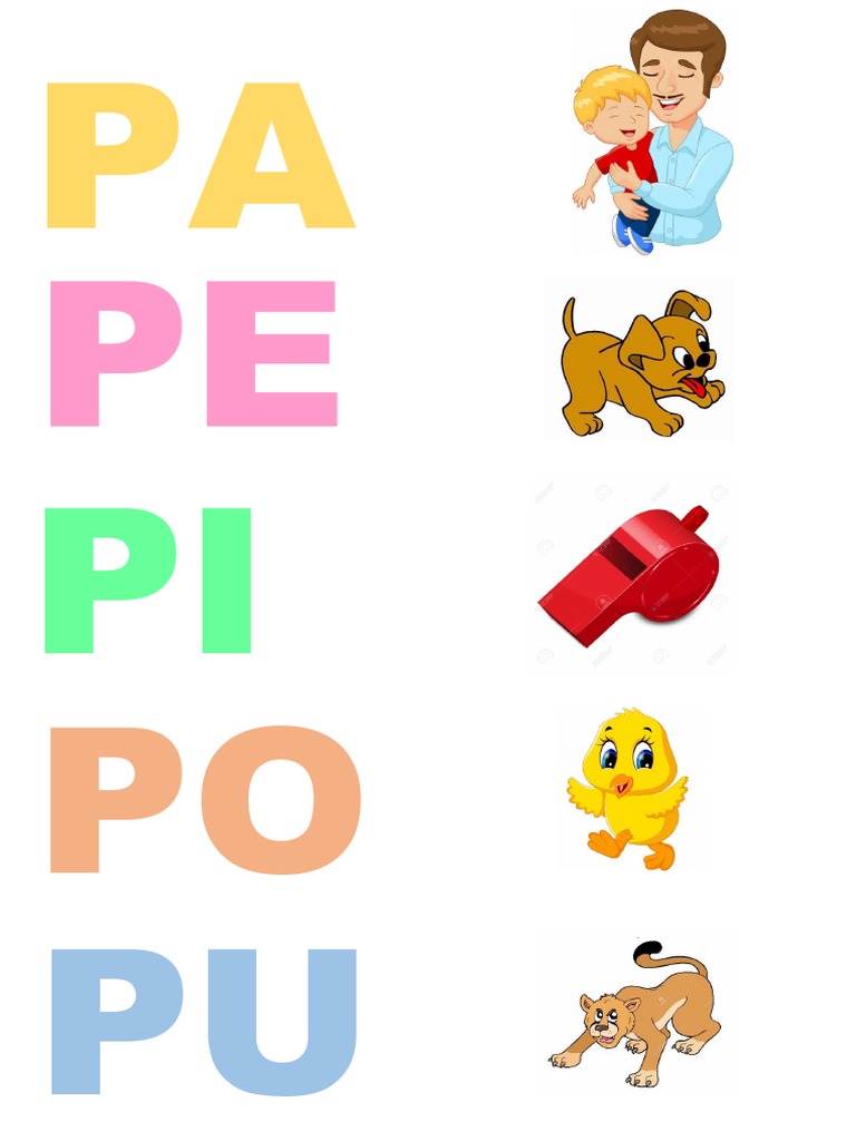 Pa Pe Pi Po Pu Mayuscula | PDF
