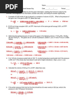 Gas Properties Virtual Lab Answer Key | PDF | Gases | Temperature