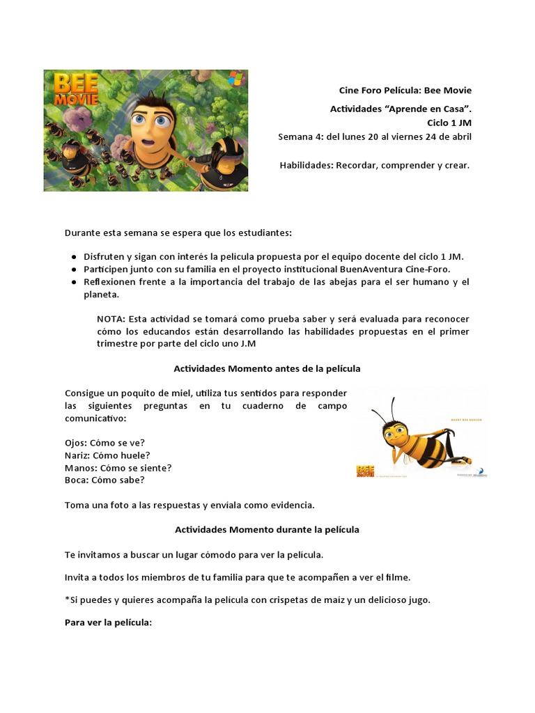 Cine - Foro Bee Movie | PDF | Cine