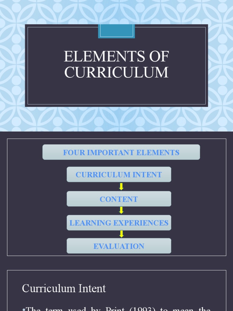 Curriculum Dev | PDF | Curriculum | Goal
