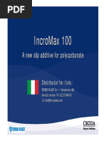 Crodamide ER Z 000040 Technical Data Sheet | PDF | Lubricant | Polymers