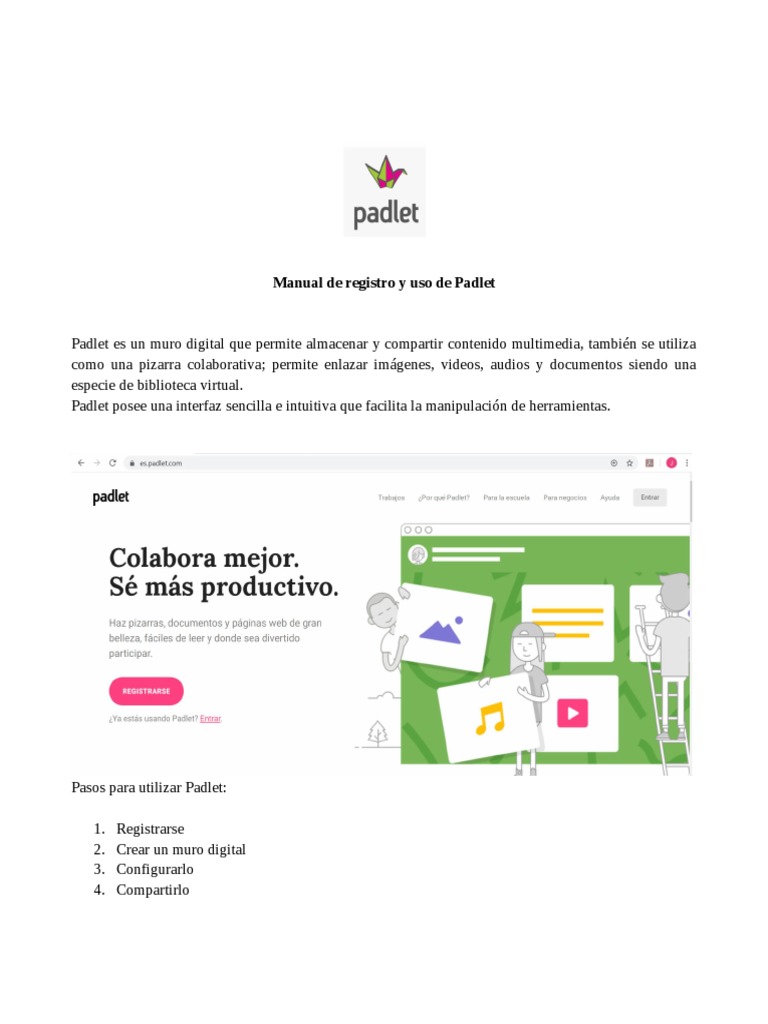 Manual Uso de Padlet | Descargar gratis PDF | Gmail | Archivo de computadora