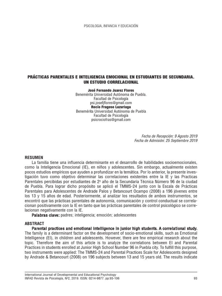 Practicas - Parentales - IE 2019 - Juarez y Fragoso | PDF ...