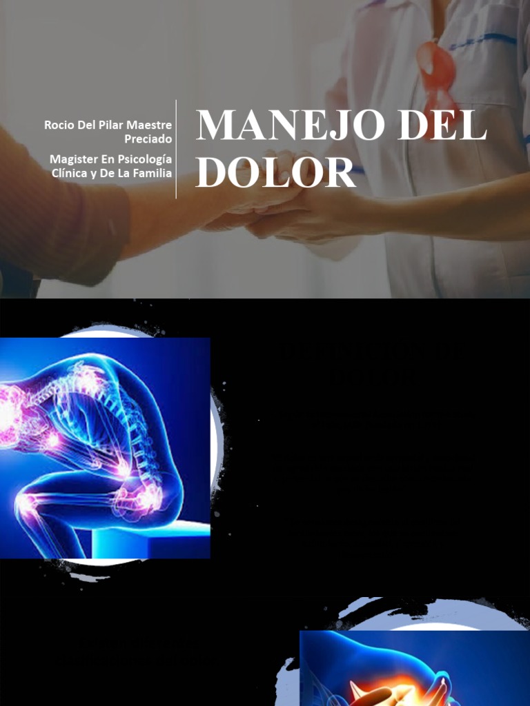 Clasificación y manejo del dolor | PDF | Dolor | Enfermedad terminal