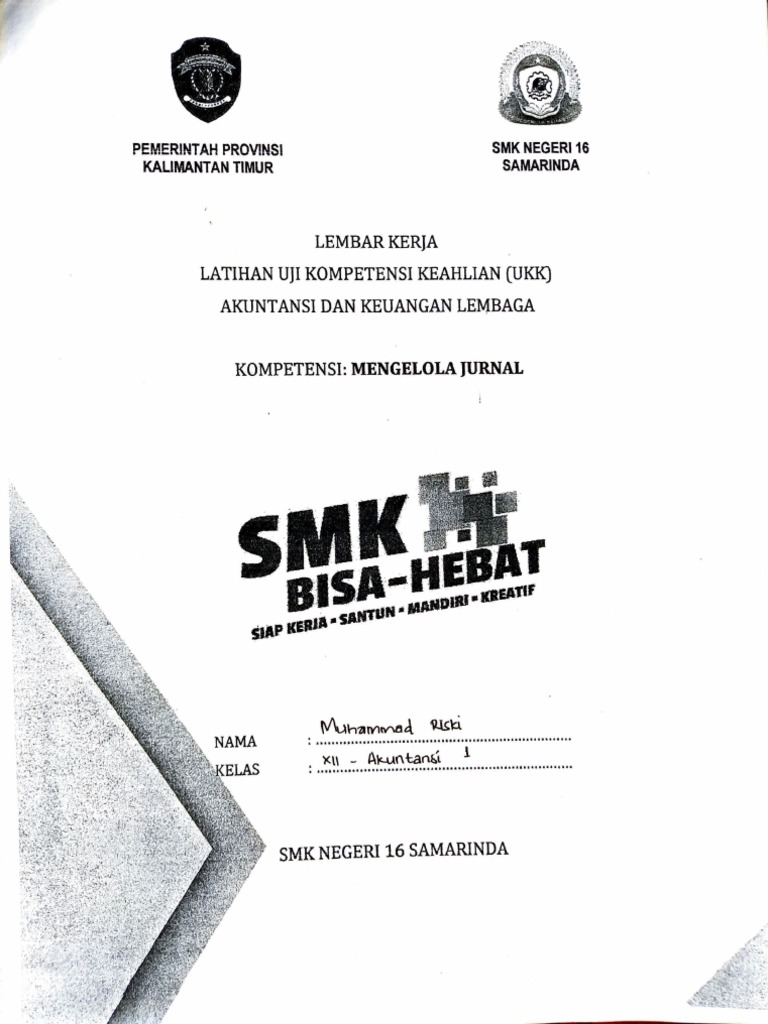 Jurnal Muhammad Riski | PDF | Debits And Credits | Financial Services