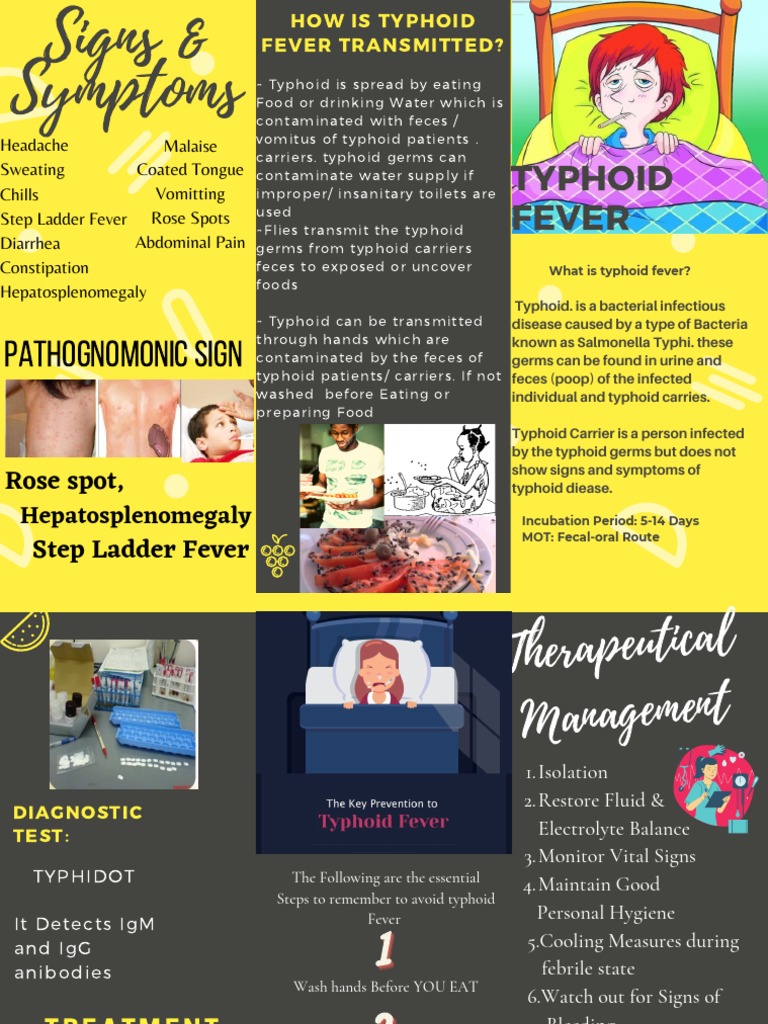 Typhoid Fever: Pathognomonic Sign | PDF | Medical Specialties ...
