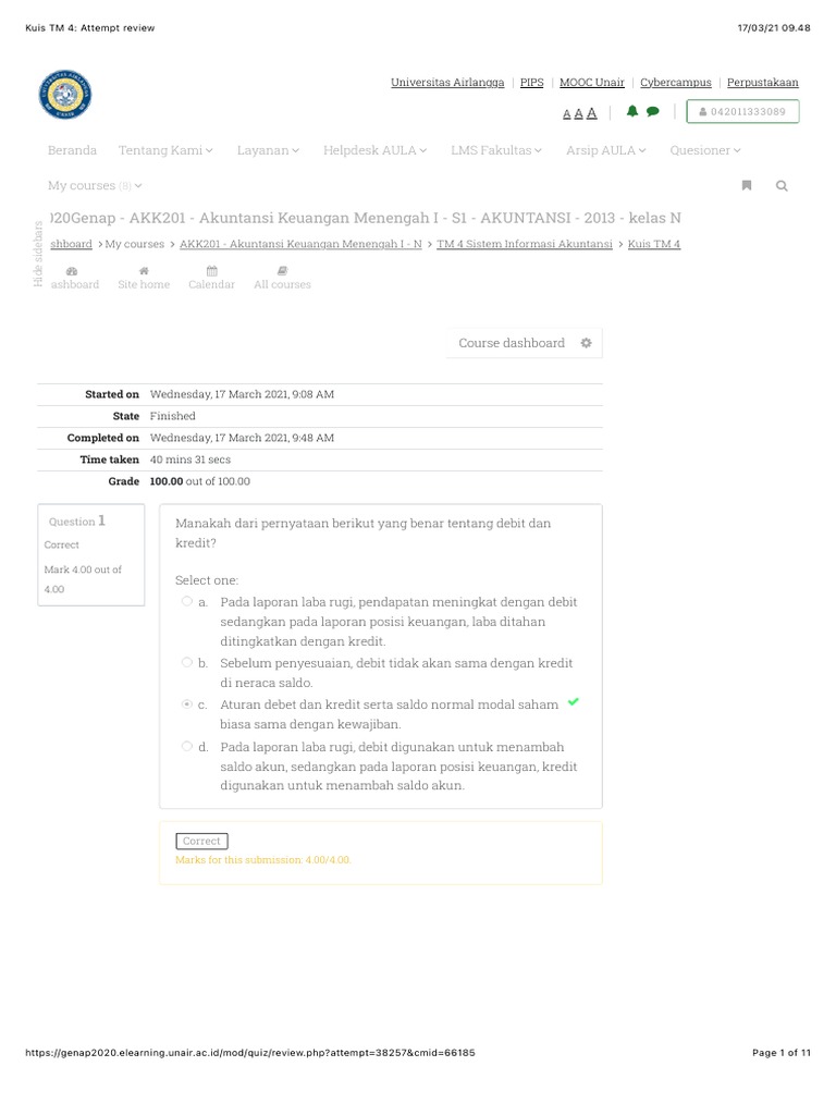 Kuis TM 4 - Attempt Review. ANJAY AKMpdf | PDF