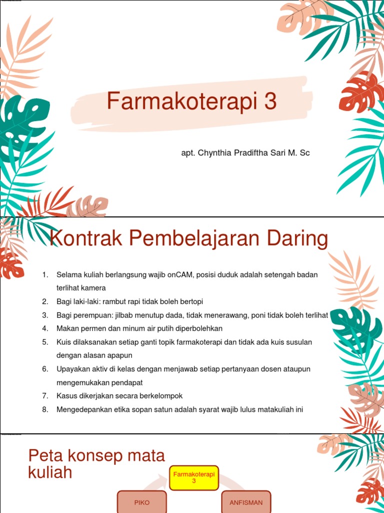 Pengantar Farmakoterapi 3 2021 | PDF