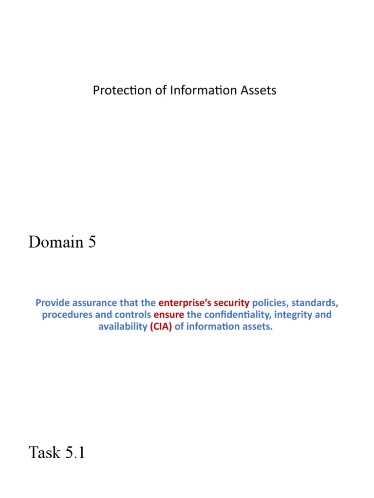 8 Protection of Information Assets | PDF | Key (Cryptography ...