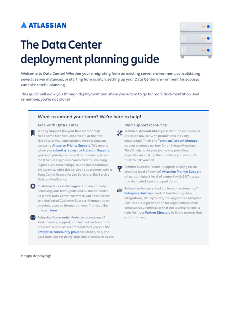 The Data Center Deployment Planning Guide: Want To Extend Your Team? We ...