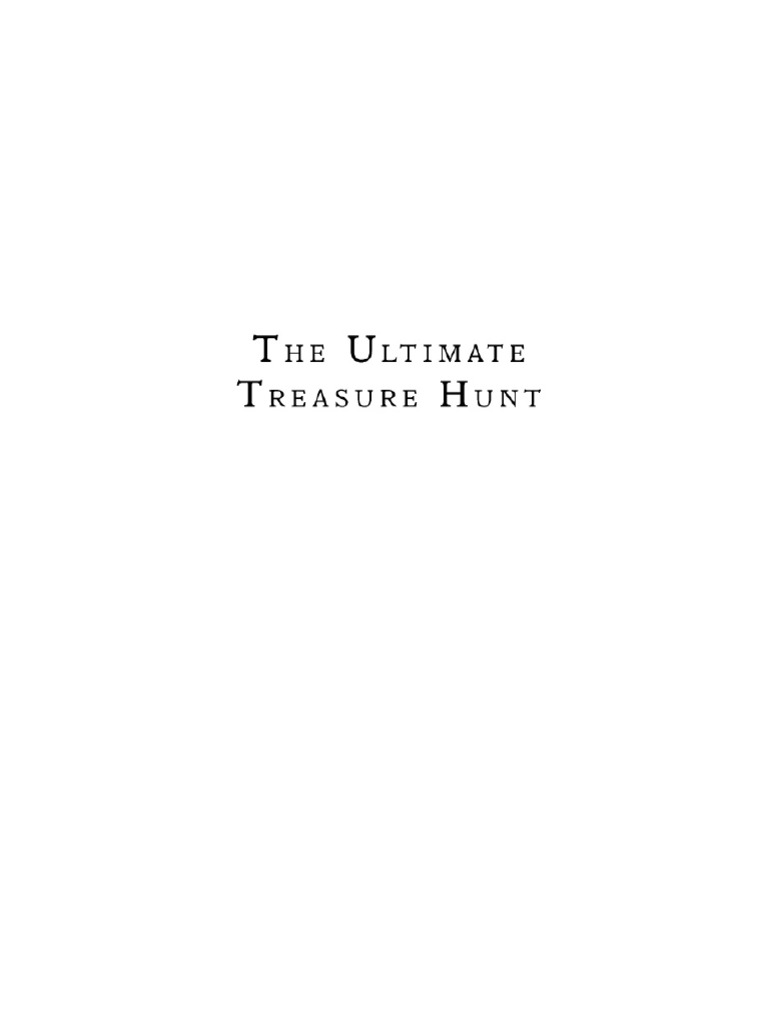 The Ultimate Treasure Hunt Compress | PDF