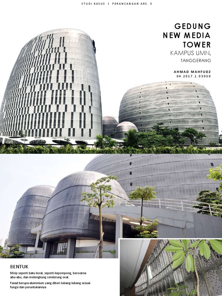 Desain Gedung New Media UMN | PDF | Teknologi & Rekayasa