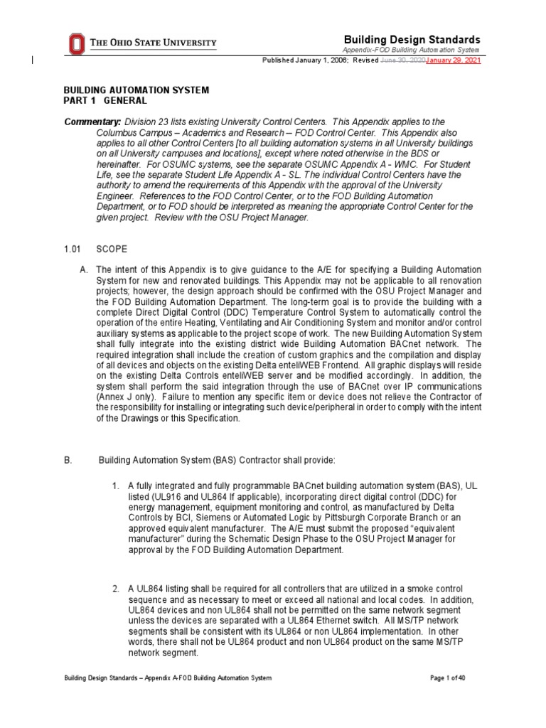 Building Automation System | PDF | Building Automation | Computer Network