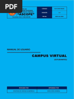 Manual Del Alumno ITLA Campus Virtual | PDF | Contraseña | Salón de clases