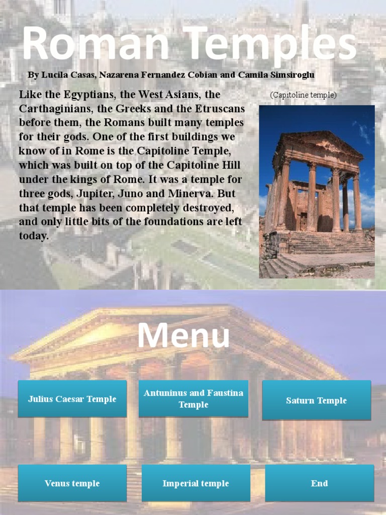 Despre Templele Romane | PDF | Ancient Rome | Classical Antiquity