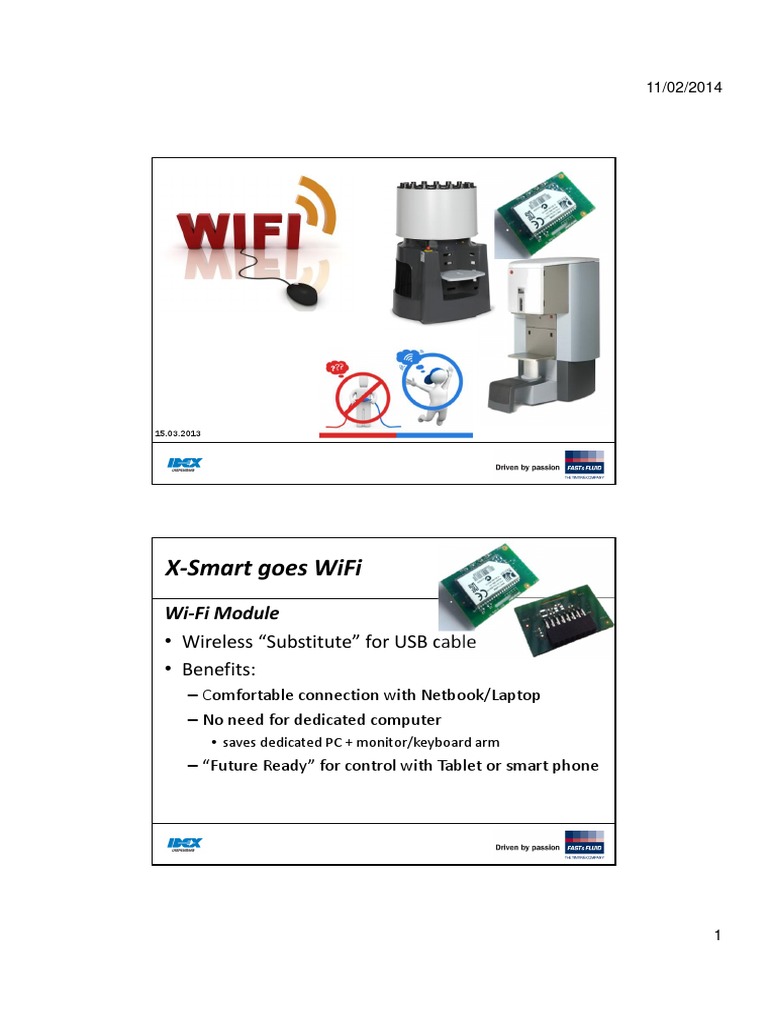 Implementation Guide for Adding WiFi Capability to the X-Smart Dispenser Using a Wireless Module ...