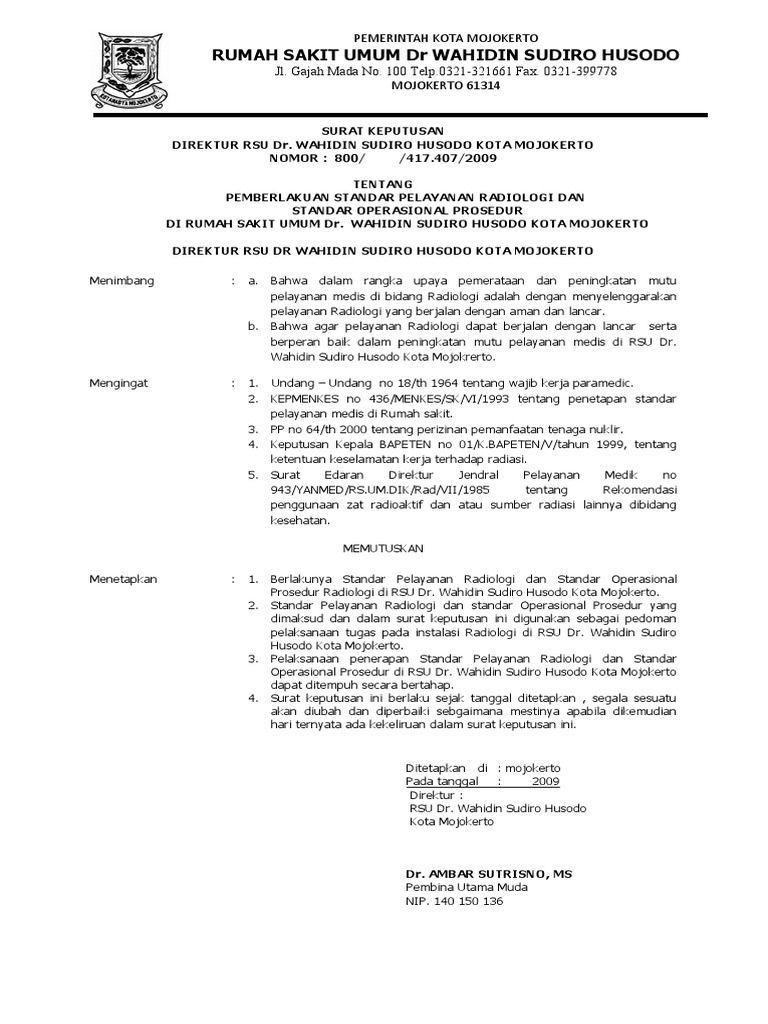 Contoh SPR Sidoarjo | PDF