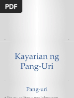Kayarian NG Pang Uri | PDF