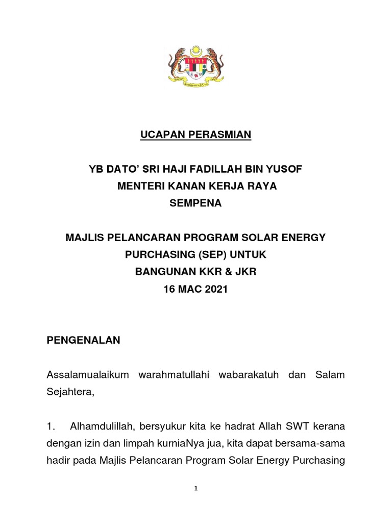 Updated12Mac2021 SOLAR - YBMK Latest & Final | PDF