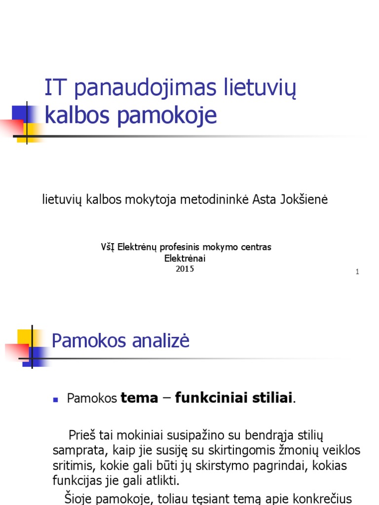 Funkciniai Stiliai | PDF