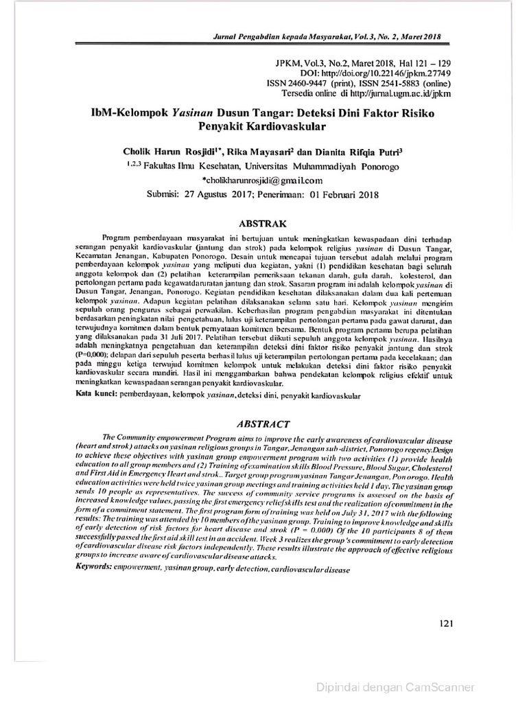 Jurnal Kardiovaskuler | PDF