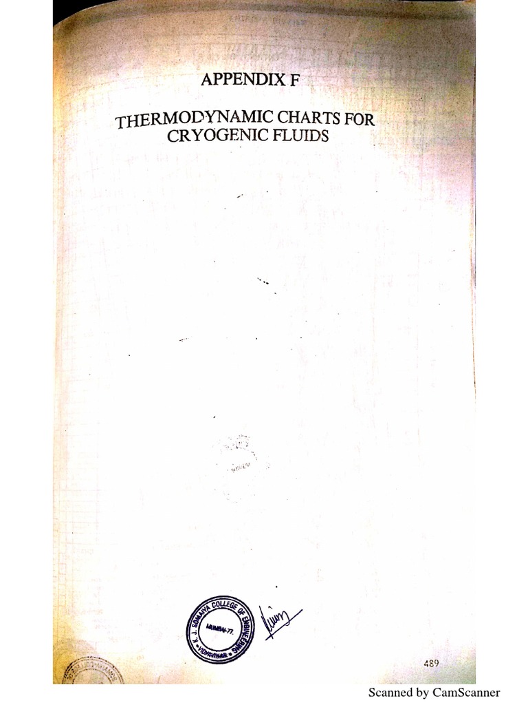 Thermodynamic Charts For Cryogenic Fluids | PDF