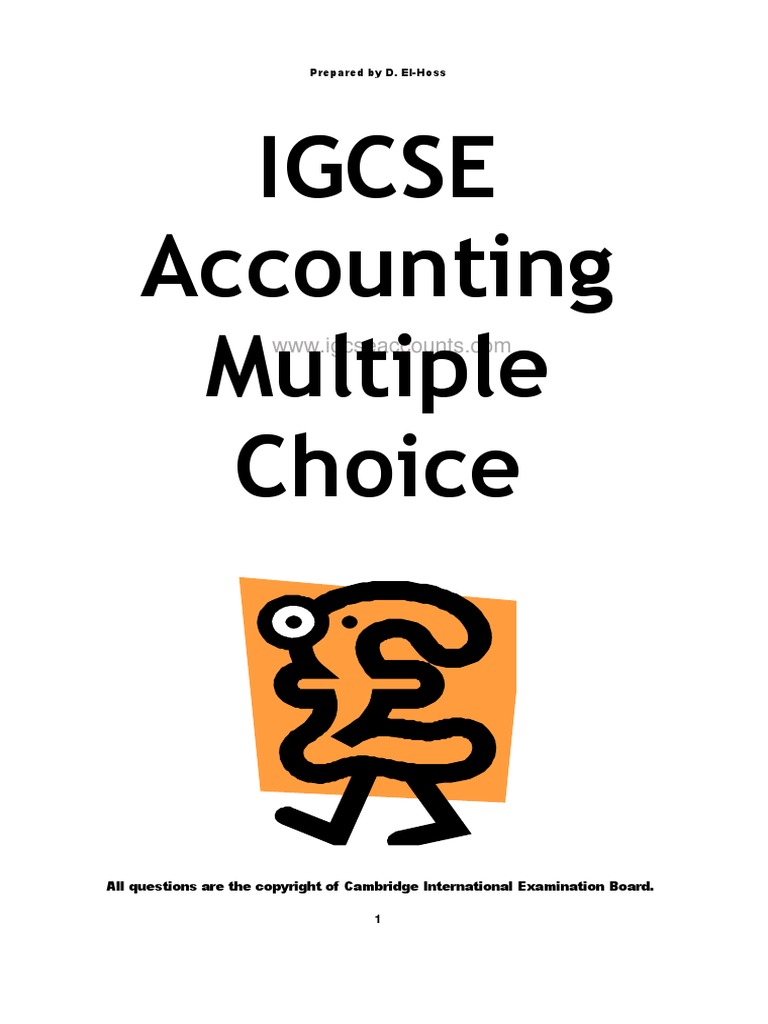 IGCSE MCQs Questions Only | PDF