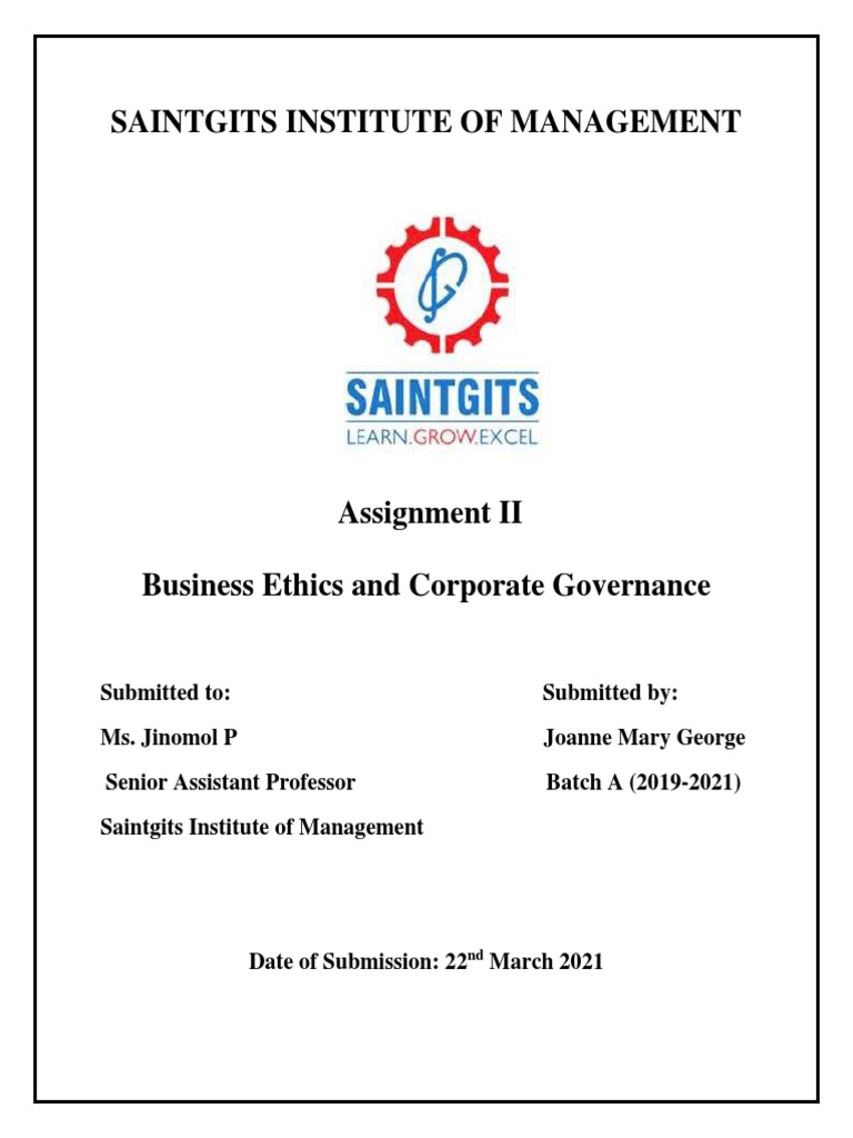 BECG - Assignment 2 | PDF | Business