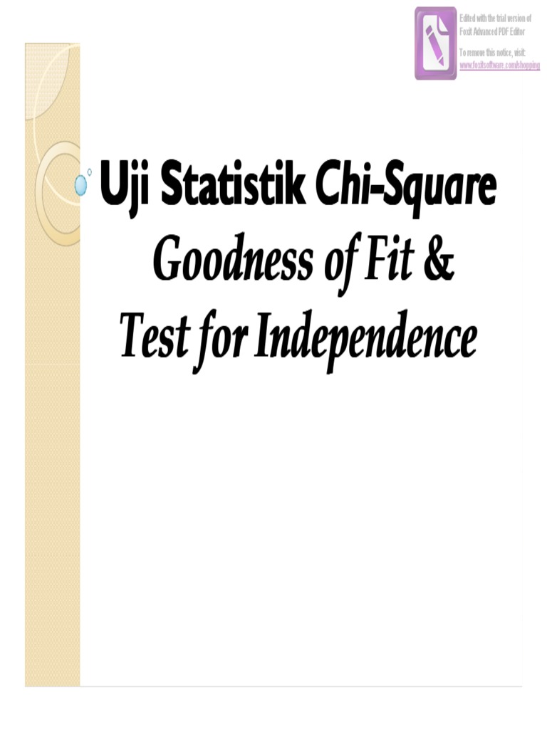Bahan-Kuliah-Uji-Statistik-Chi-Square Backup | PDF