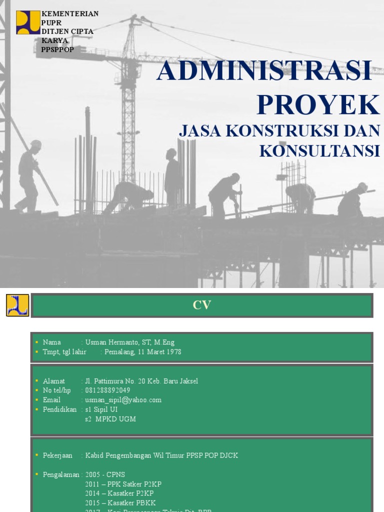 Administrasi Proyek Konstruksi | PDF | Teknologi & Rekayasa