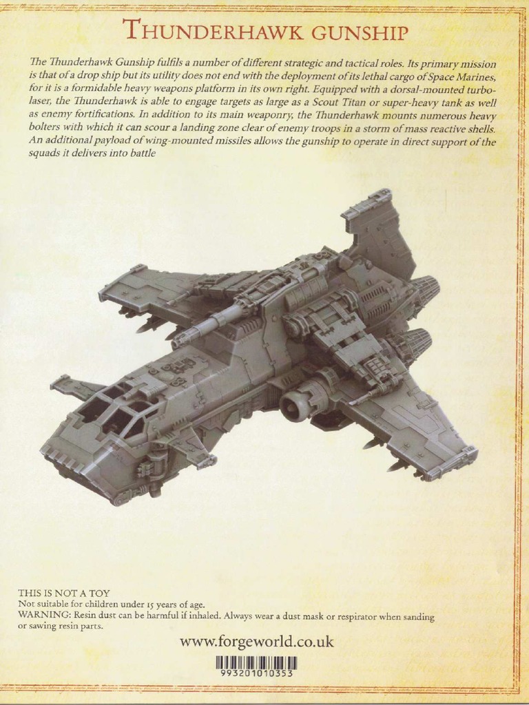 Thunderhawk Gunship (New) | PDF