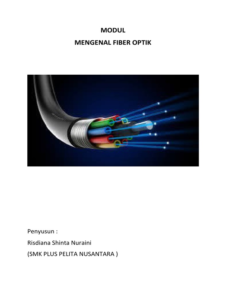 MODUL FIBER OPTIK - Risdiana Shinta | PDF