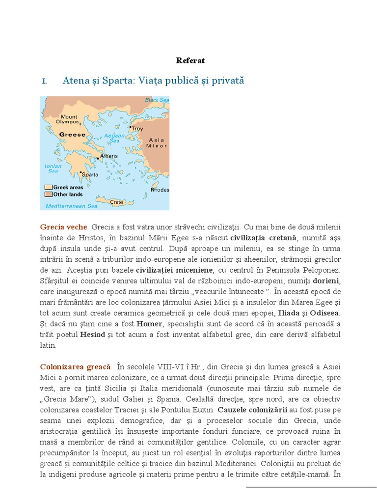 Sparta Si Atena | PDF