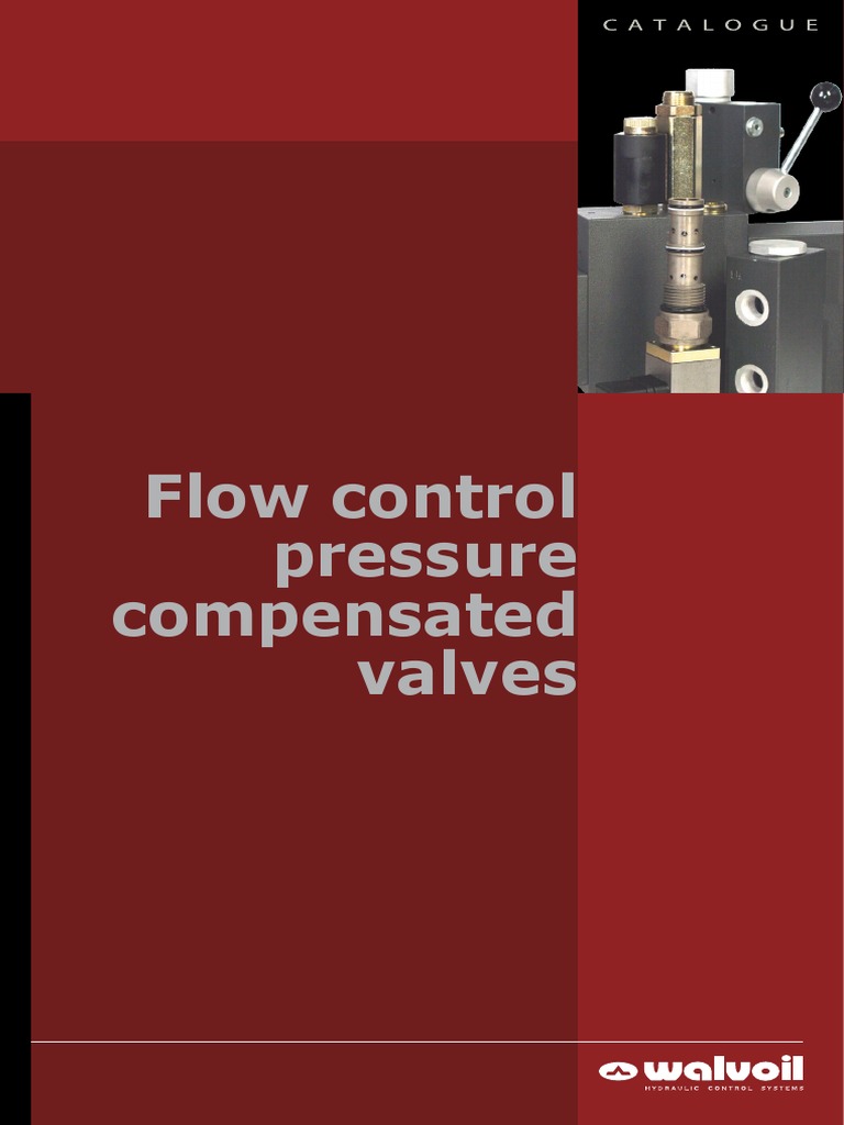 Flow Control Pressure Compensated | PDF | Valve | Liquids