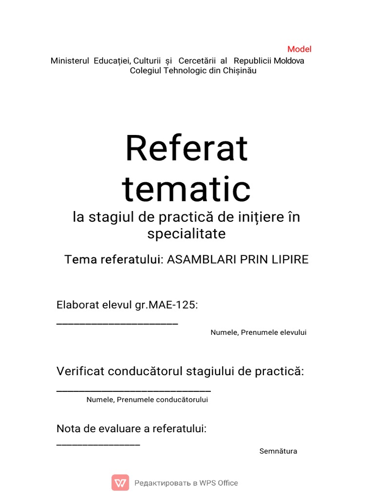 Model-WPS Office Referat | PDF