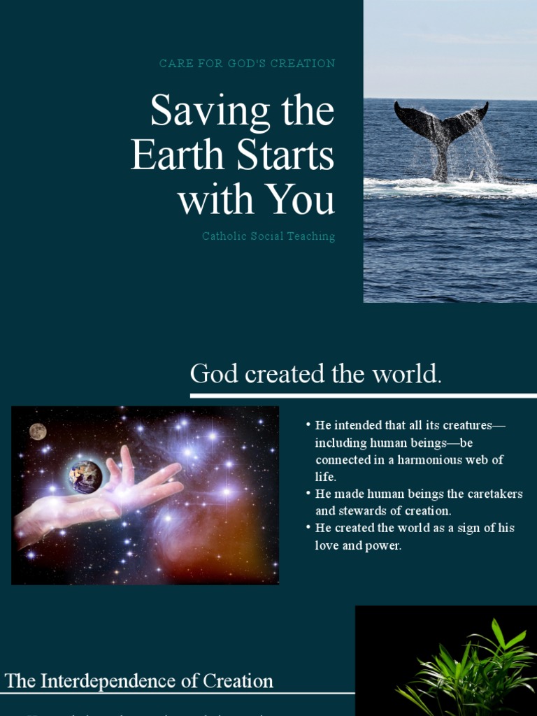 Saving The Earth Starts With You: Care For God'S Creation | PDF ...