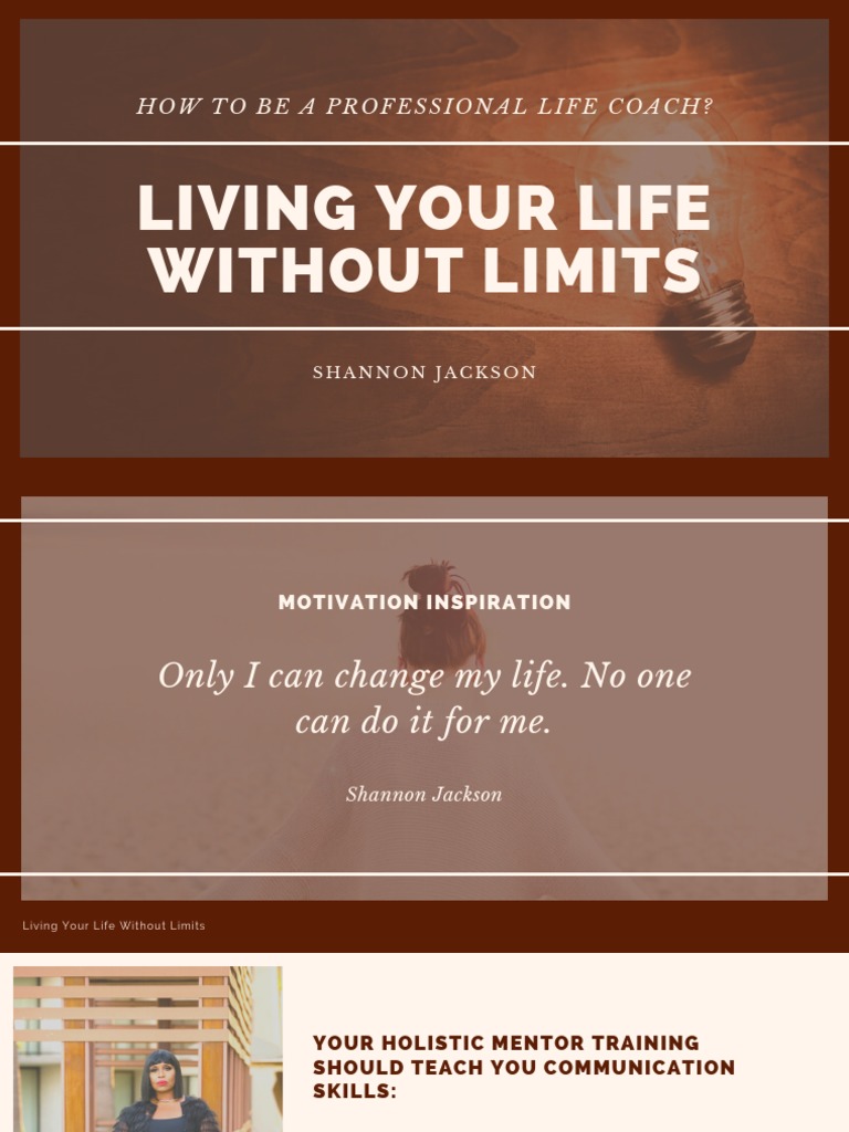 Living Your Life Without Limits | PDF | Mentorship | Human Nature