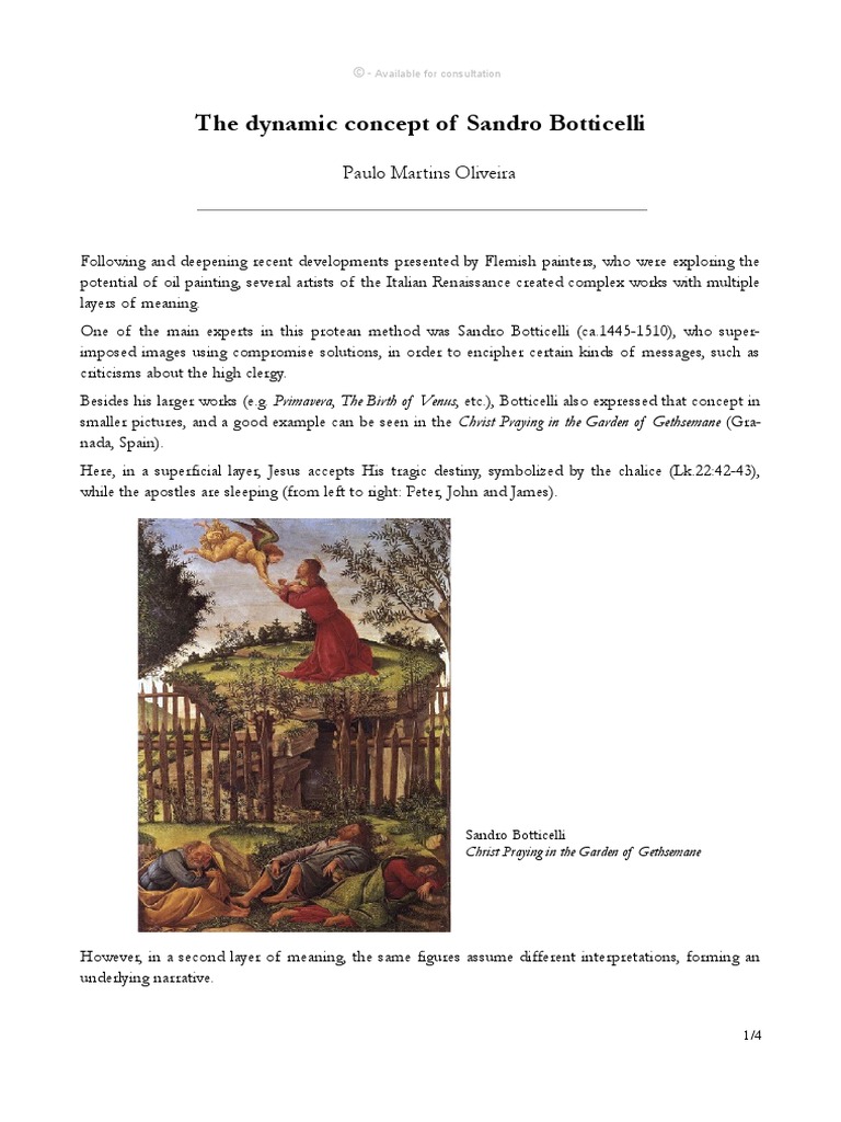 Eng The Dynamic Concept of Sandro Botti | PDF | Saint Peter | Ascension ...