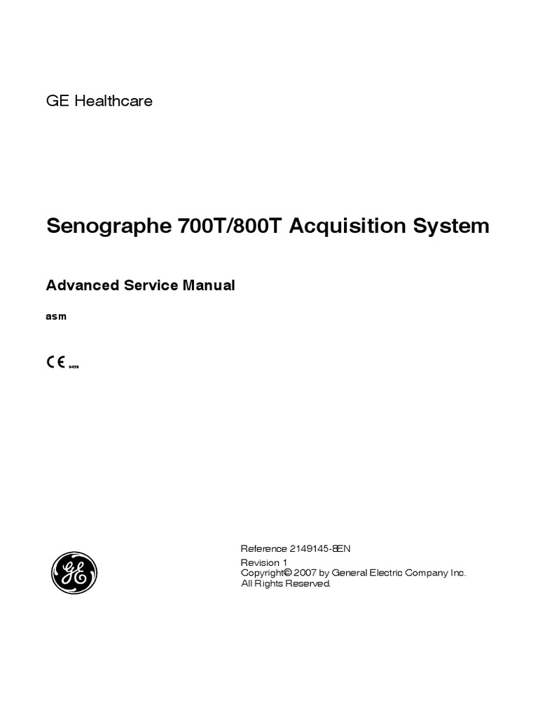 GE - 700-800T Advanced Service Manual - ASM | PDF | Radiation ...