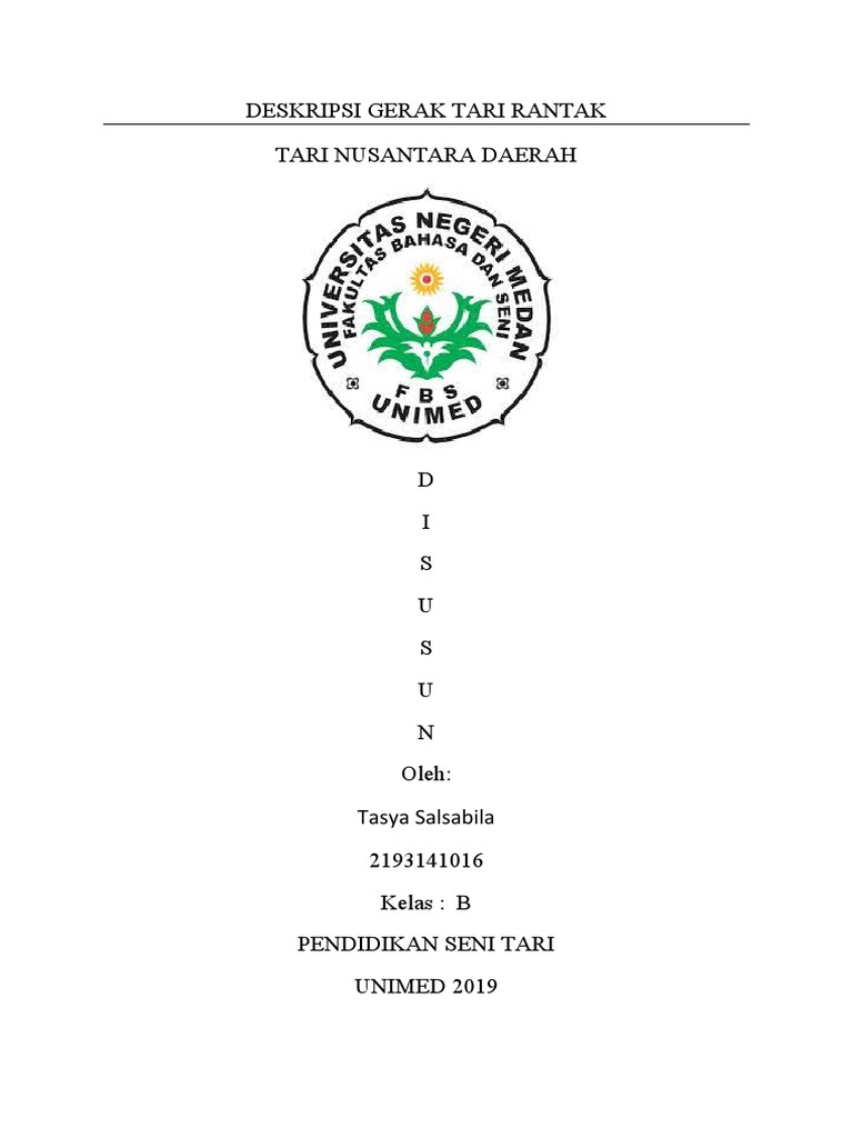Deskripsi Gerak Tari Rantak | PDF