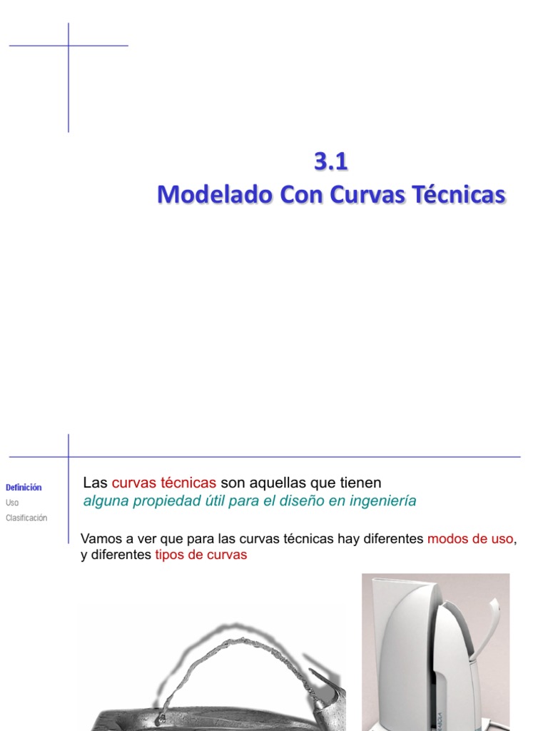 3.1 Modelado Con Curvas T Cnicas | PDF | Tangente | Curva