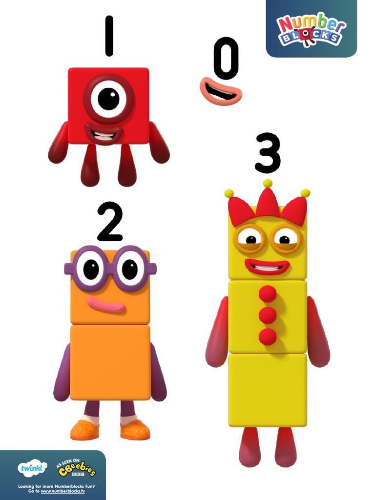 Visuales Numberblocks | PDF