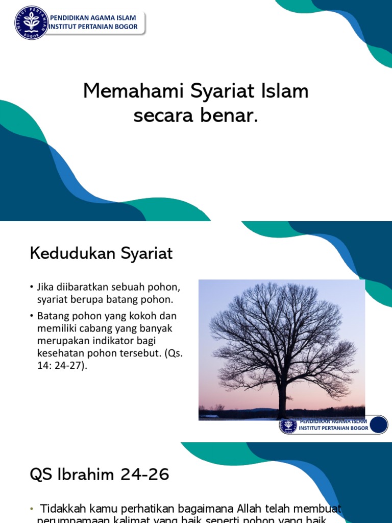 Memahami Syariat Islam | PDF