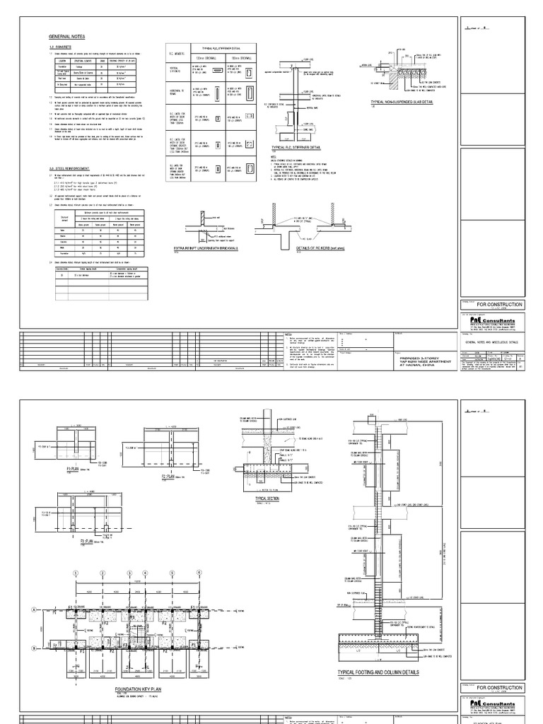 Typical RC Stiffener Detail | PDF