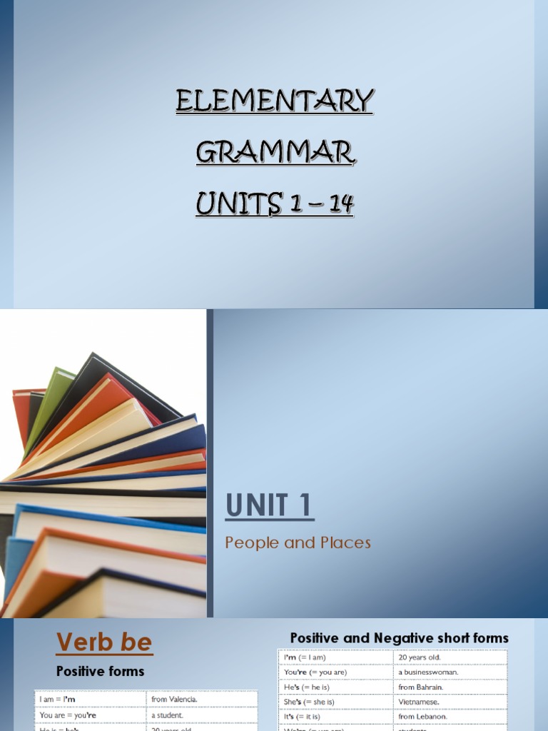 Elementary Grammar From Pearson Cutting Edge Elementary | PDF