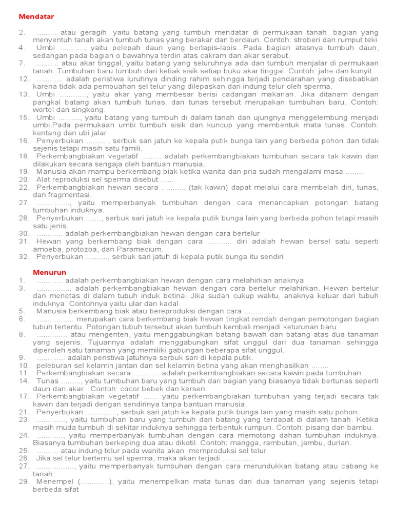 Teka Teki IPA - 3 | PDF | Griya & Taman | Sains & Matematika