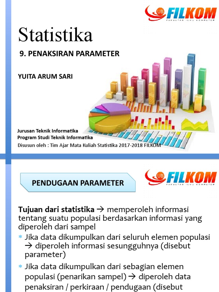 Penaksiran Parameter dalam Statistika | PDF | Metode & Bahan Ajar | Kesehatan Holistik
